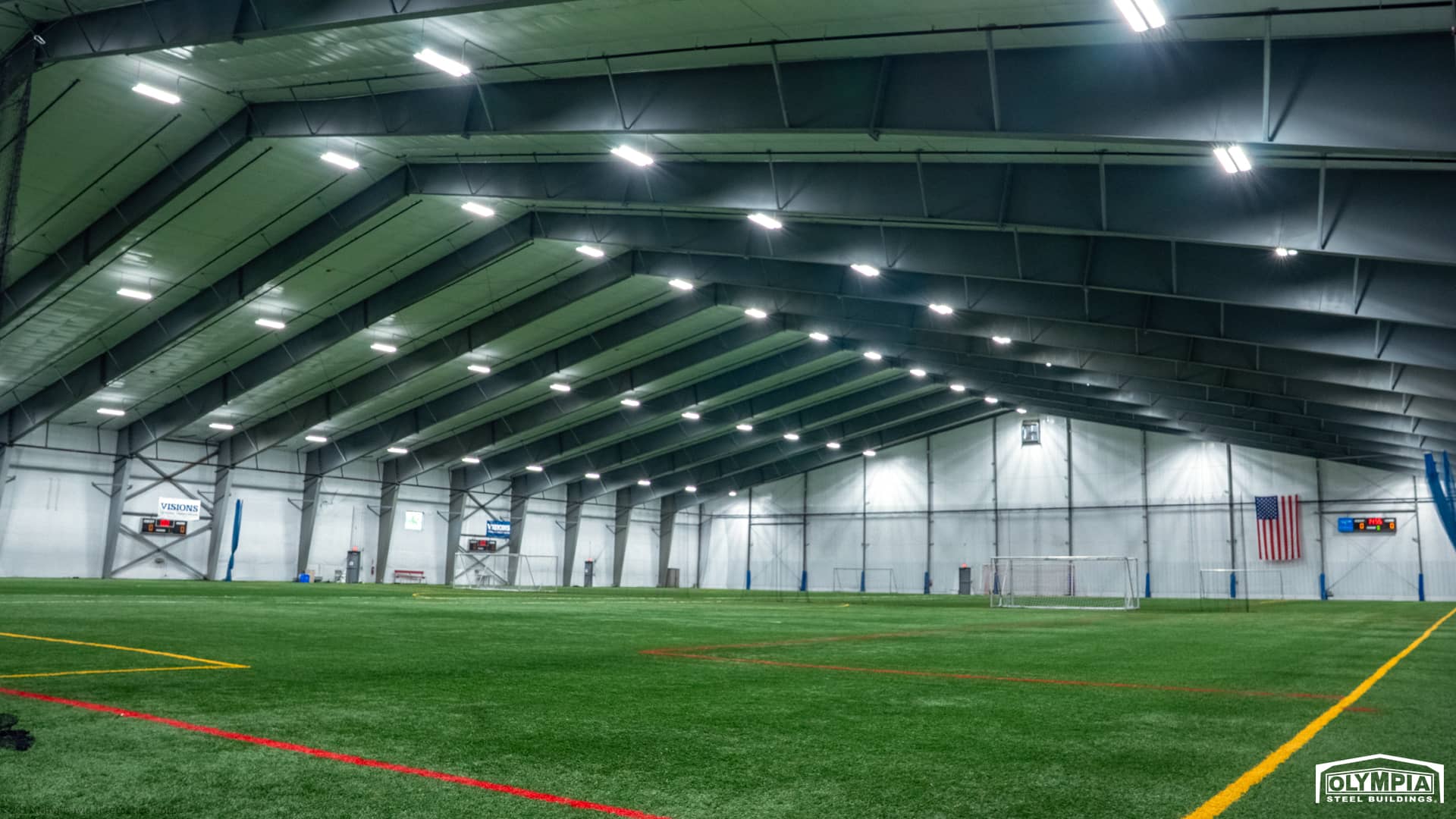 New York Steel Sports Complex | Olympia Steel Buildings